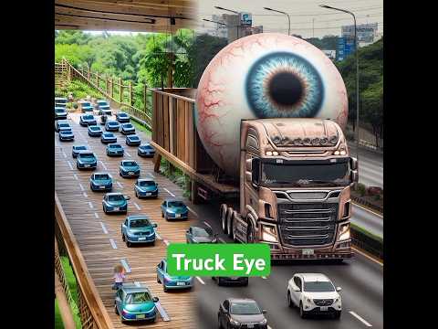 Truck Bring One Eye#shorts #viralvideos #trending #animasimobiltruk #beko#tronton #herichannel #truk