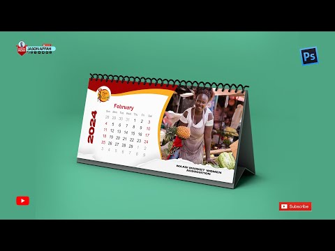 DESIGN 2024 CALENDAR I BEGINNER STEP BY STEP TUTORIALS