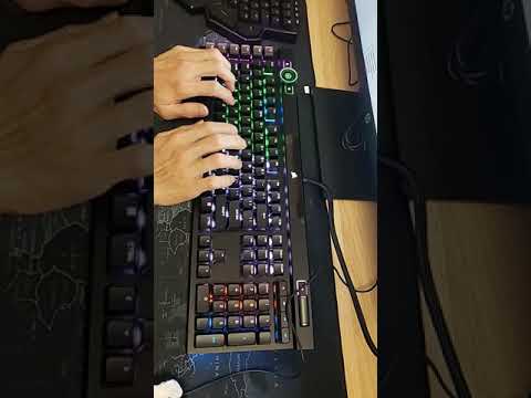 Real Sound Test for the Corsair K100 RGB Optical mechanical gaming keyboard #ch912a01a #shorts