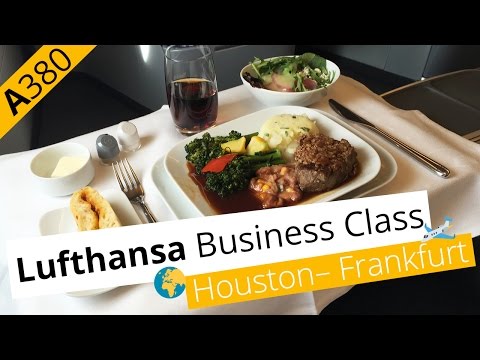 REVIEW: Lufthansa A380 Business Class from Houston to Frankfurt