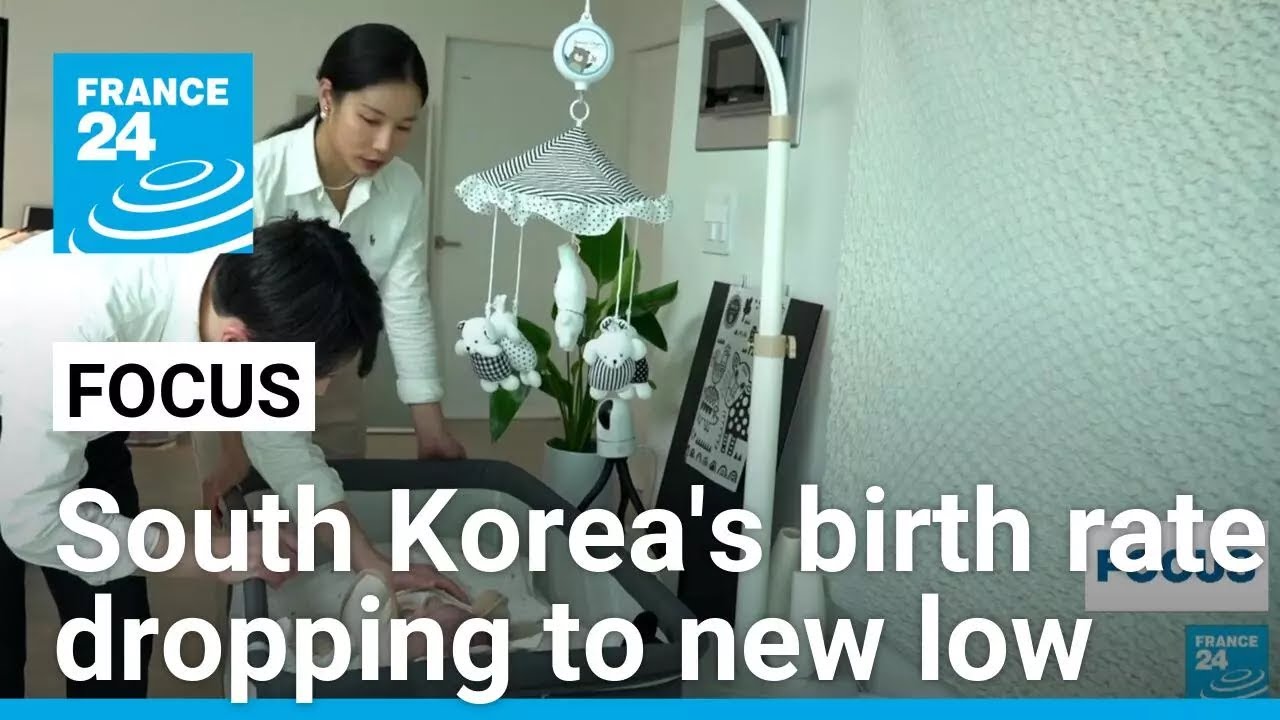 South Korea sets world record with fertility rate dropping to new low • FRANCE 24 English