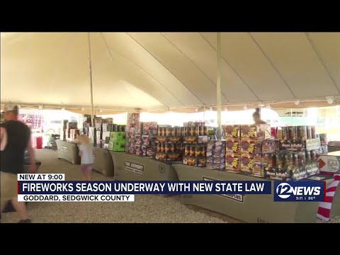 New Kansas law allows tents to sell fireworks early, but not in Wichita