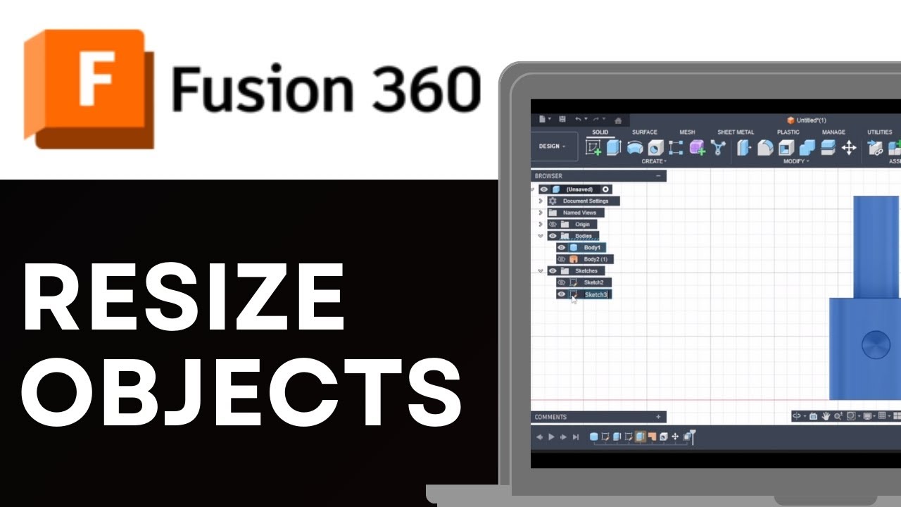 How to Resize Objects in Fusion 360 (2026 Simple Step)