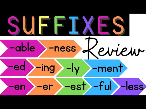 Suffixes {Review}