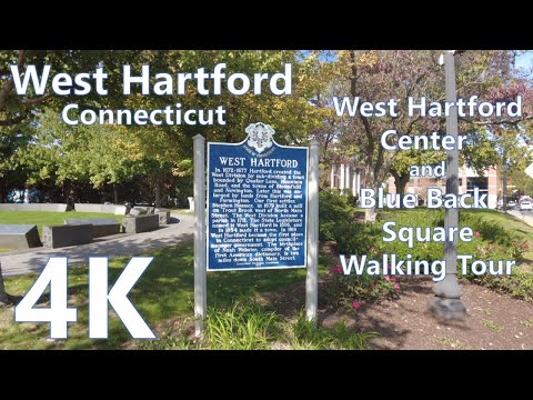 New Video: 4K Walk Through West Hartford Center and Blue Back Square ...