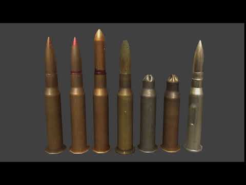 Bullets 3D Models (free)