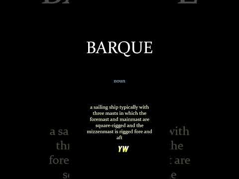 Barque # How to pronounce and meaning of the word #learnenglish #vocab #vocabulary #english learn