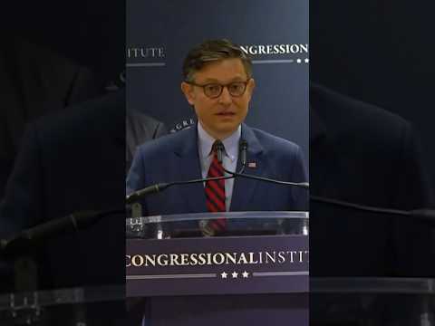 Speaker Johnson Says Democratic Party in 'Disarray'