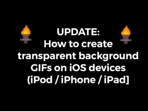 UPDATE: make animated gif with transparent background on iOS