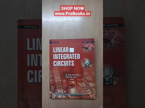 Linear Integrated Circuits 3rd Edition by D Roy Choudhury SHOP NOW: www.PreBooks.in #viral #shorts