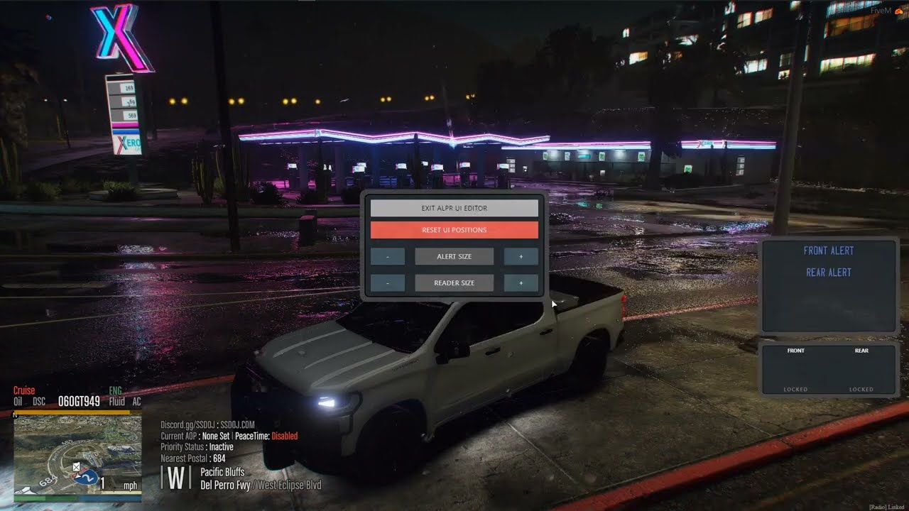 Fivem Automated License Plate Reader ALPR System Standalone