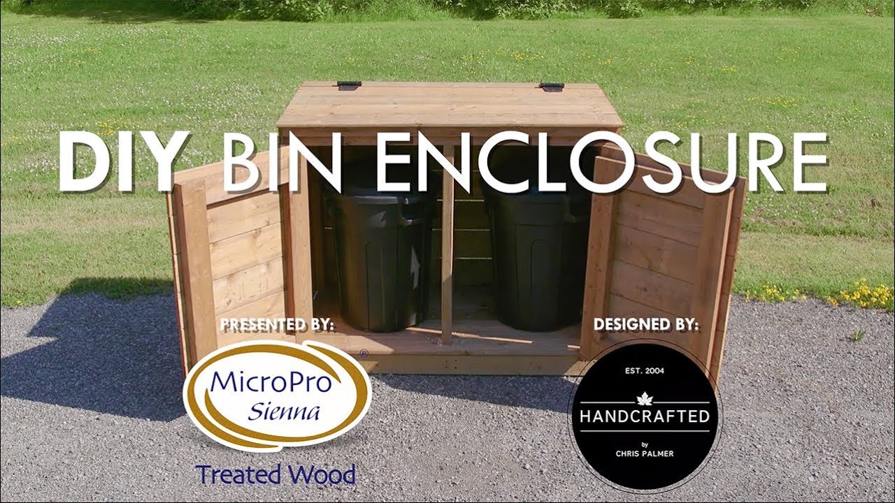 Building a bin enclosure using MicroPro Sienna with Chris Palmer