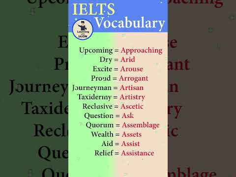 IELTS Vocabulary #004 #english#englishvocabulary #english #vocabulary #synonyms