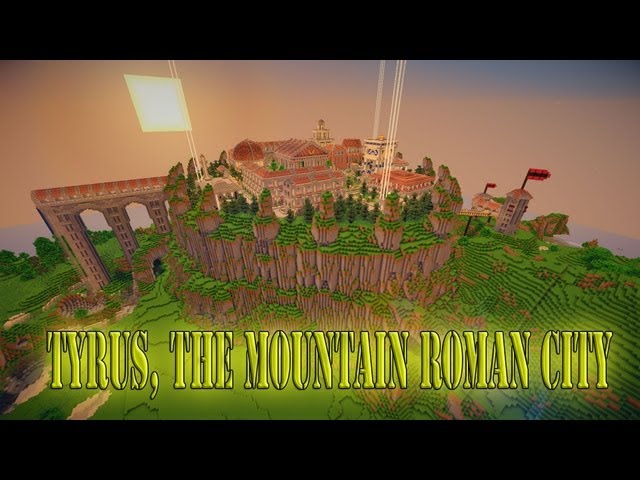Tyrus, Mountain Roman City Minecraft Map