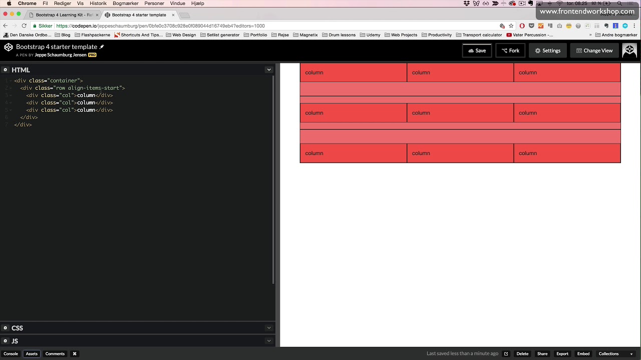 Bootstrap 4 layout: Grid system and breakpoints