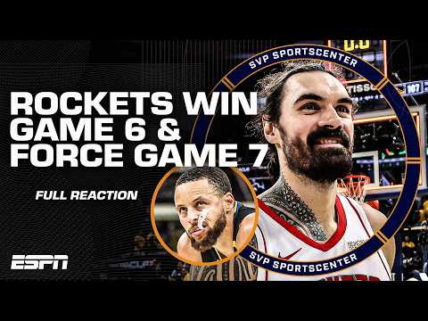FULL REACTION: The Rockets force Game 7 vs. the Warriors, Perk & Marc J. Spears join | SC with SVP
