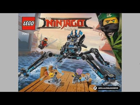 2017 LEGO Ninjago 70611 Water Strider - instruction timelapse