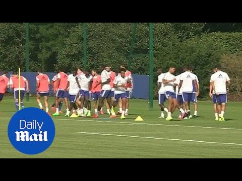 Chelsea train ahead of Community Shield season opener - Daily Mail