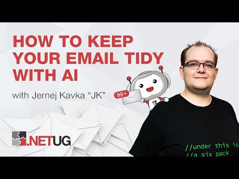 October .NET User Group: How to keep your email tidy with AI with Jernej Kavka