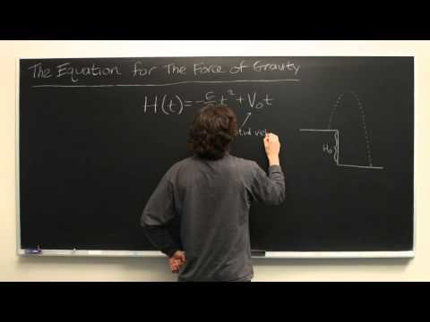 The Equation for the Force of Gravity