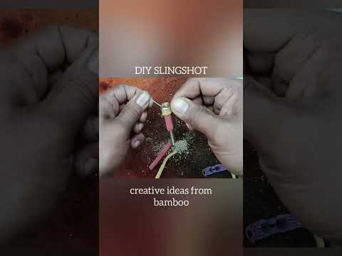 SLINGSHOT POWERFULL #diyslingshot #diycrafts #diybamboo