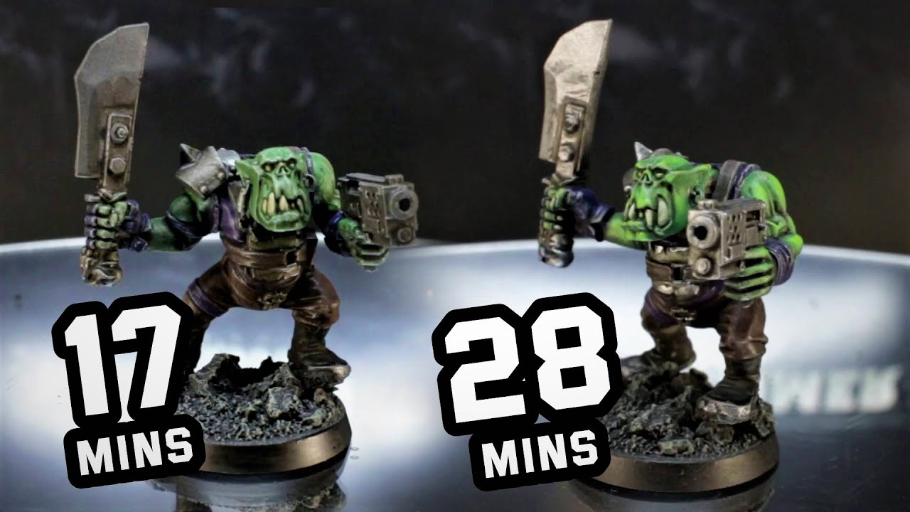 Speed painting Ork Boyz