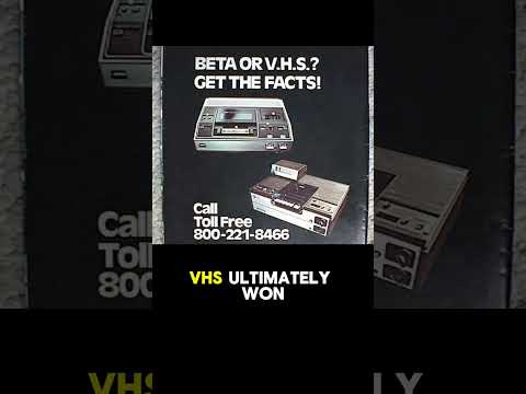 The Video Home System tape was invented by JVC and introduced in 1976
