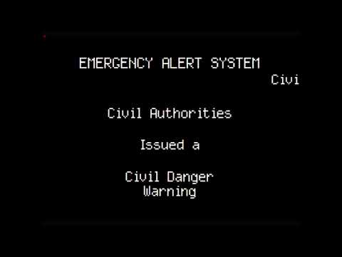 Emergency alert system civil danger warning