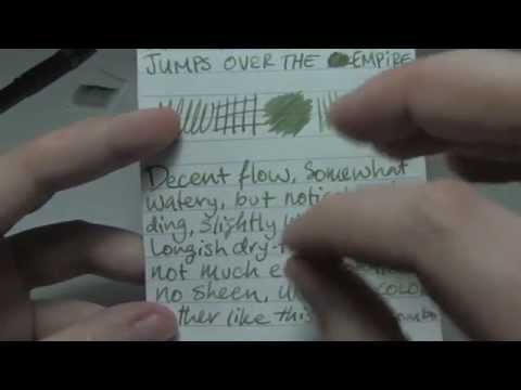 Ink Review: J. Herbin Vert Empire Ink