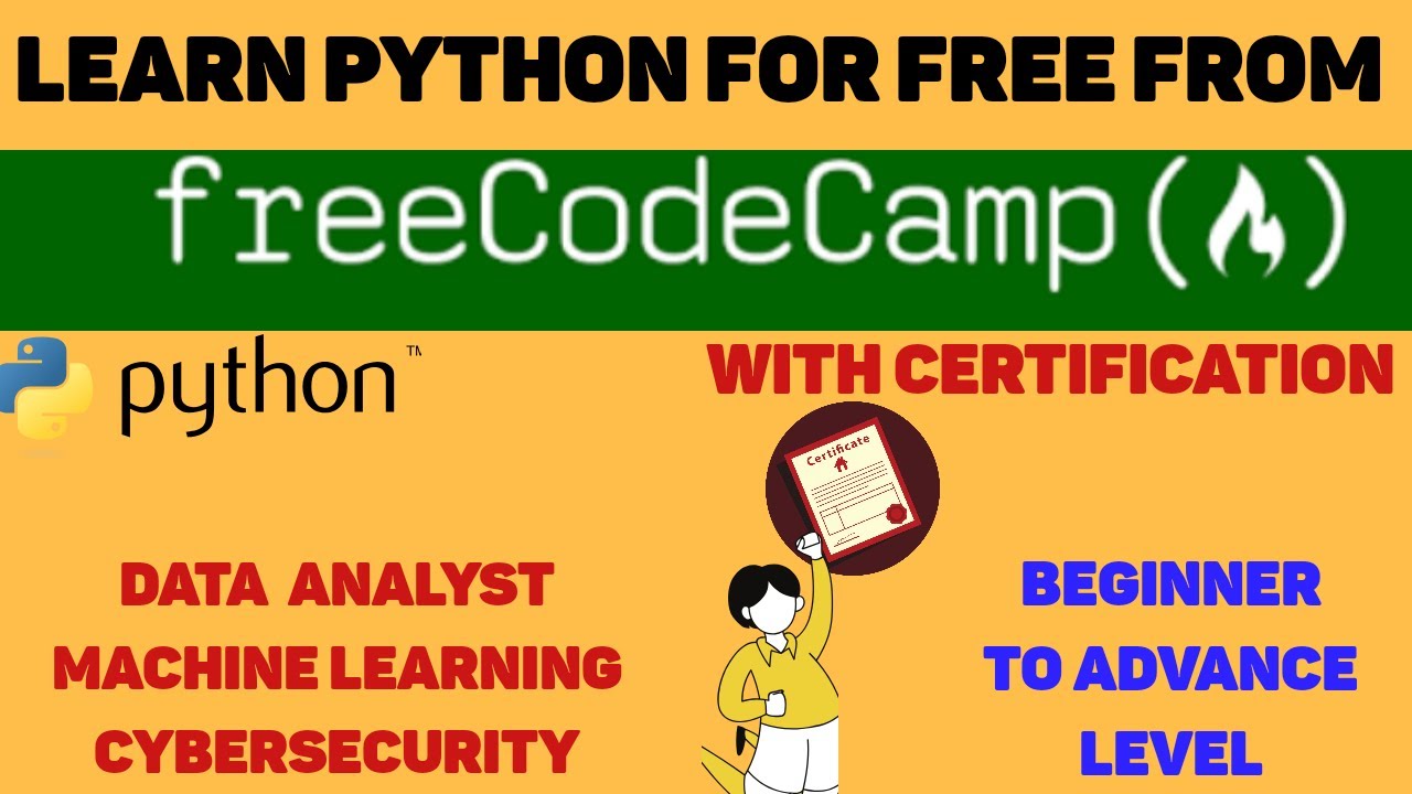Python Free Certification|Freecodecamp |Data Science ,Machine learning|#freecertification