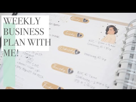 Weekly Plan With Me | Business Planning Tips | Live Love Inspire Business Planner