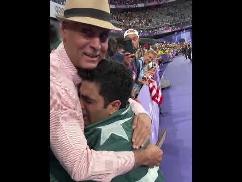 Arshad Nadeem got emotional after winning Gold Medal in Javelin Throw Competition || Paris Olympics