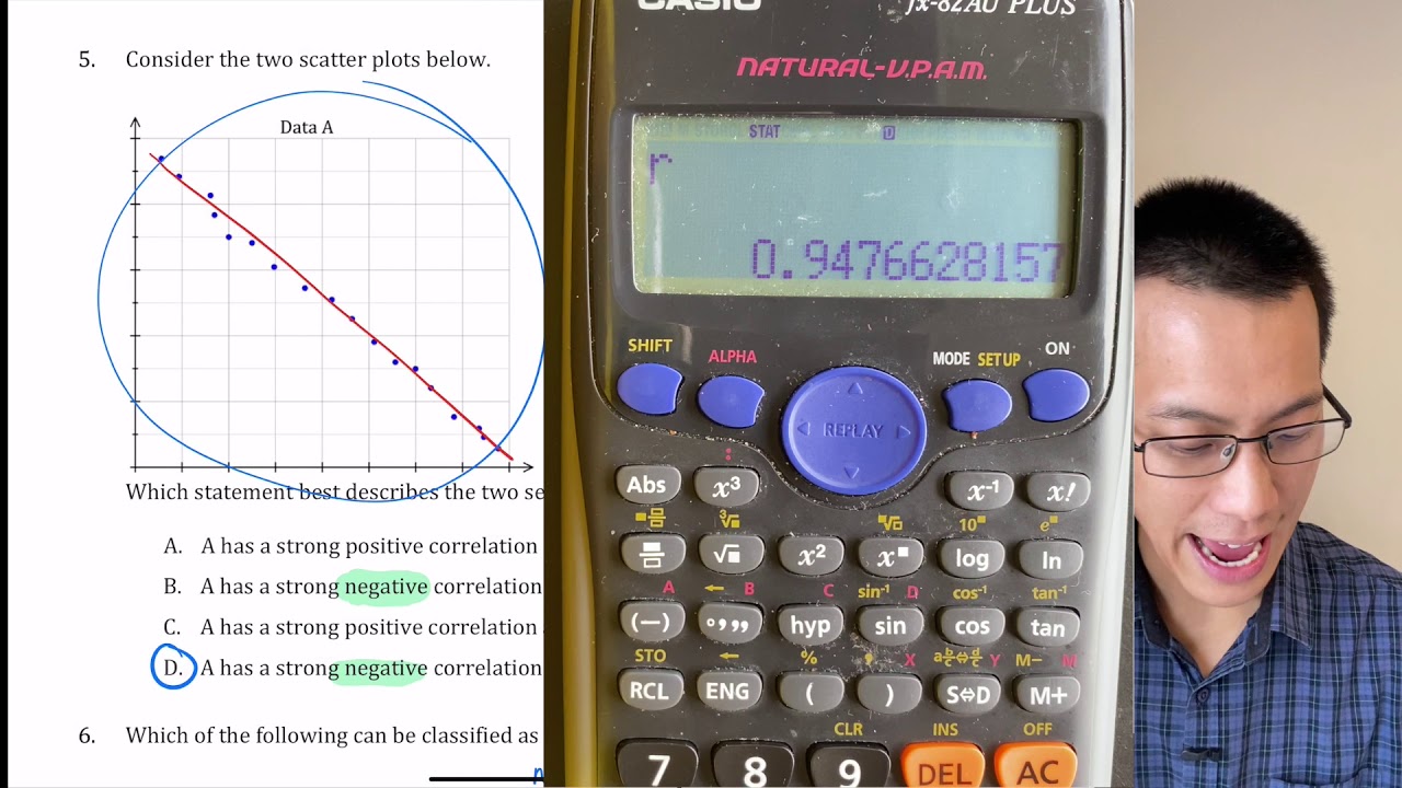 Statistical Analysis Exam Review (4 of 6: Correlation coefficient)
