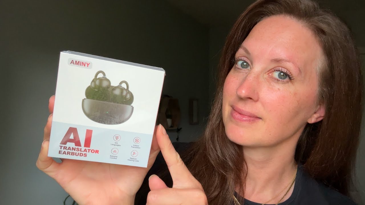 2-in-1 Wireless Translation Earbuds – Bluetooth 5.4, 48H Playtime, 163 Languages!