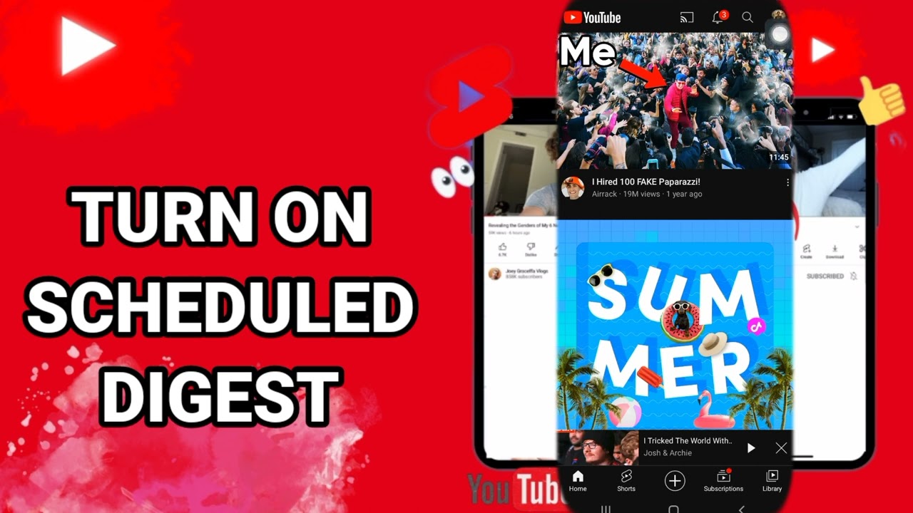 How To Turn On Scheduled Digest On YouTube App