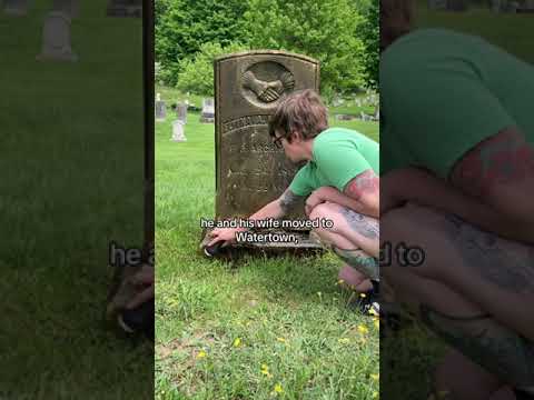 Apologies for my French pronunciation ❤️ #gravestonecleaning #gravetok #cemetery #familyhistory