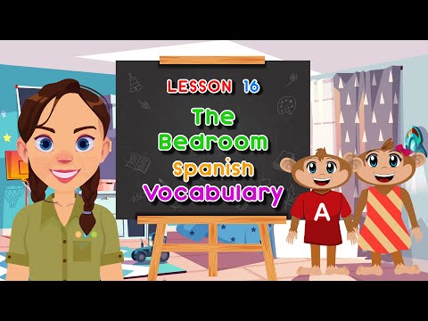 Spanish for Kids - Spanish Vocabulary About The Bedroom | Spanish Safari Show Lesson 16