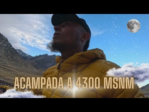 Acampamos a 4300 msnm (Viajando en Bici)