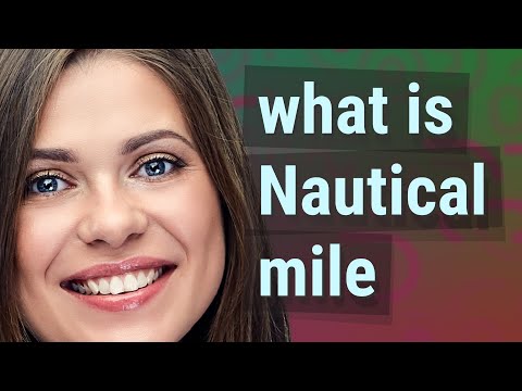 Nautical mile | meaning of Nautical mile