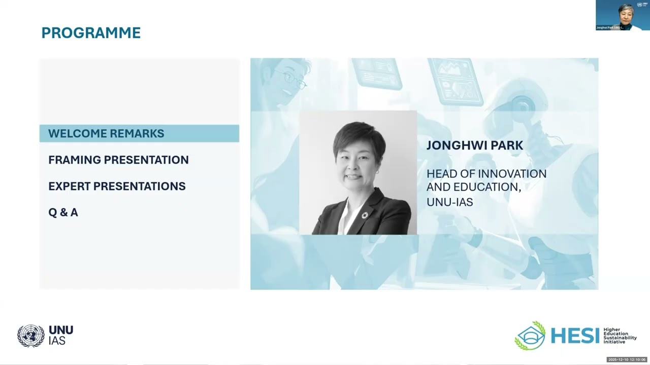 AI Learning Lab Webinar Series:AI in Action: Advancing Research for the SDGs