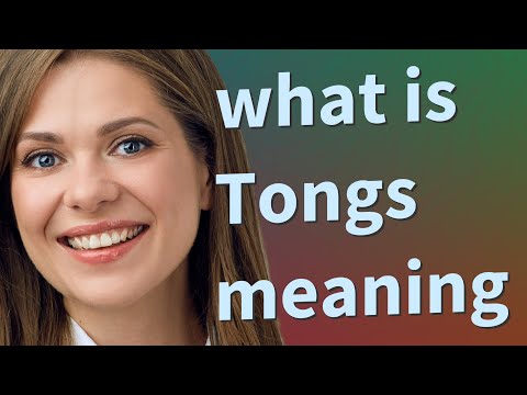 Tongs | meaning of Tongs