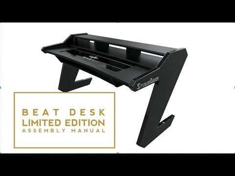 Studio Desk Beat Desk All White iMuso