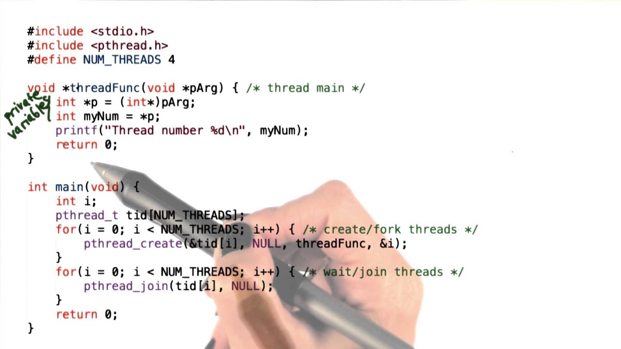 PThread Creation Example 2