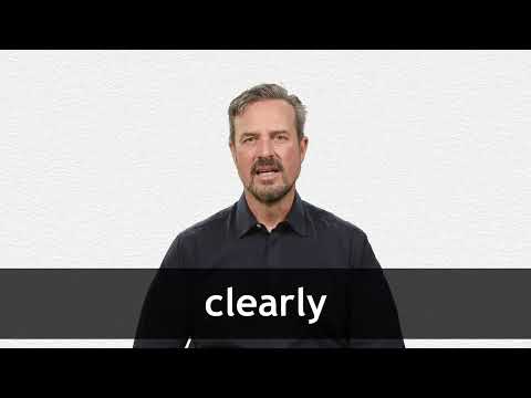 CLEARLY definition and meaning | Collins English Dictionary