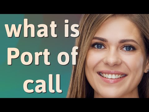 Port of call | meaning of Port of call