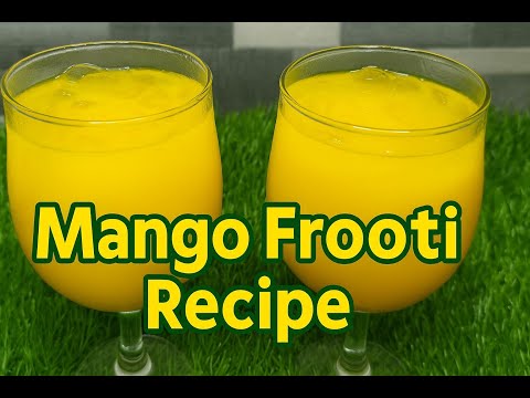 Mango Frooti Recipe | How to Make Mango Frooti Drink | Homemade Frooti #mangofrooti #frooti