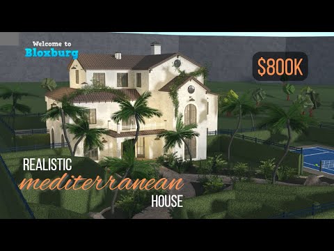 Bloxburg: Realistic Mediterranean House | $800K