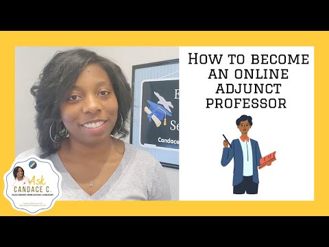 How to Become an Online Adjunct Professor I Candace Chambers I Ask Candace C.