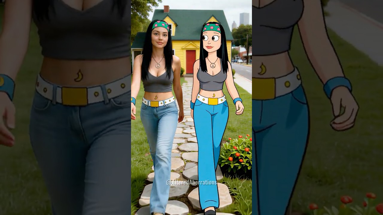 American Dad: Cartoon vs Real Life 🇺🇸👽 (Francine, Hayley, Avery, & More)