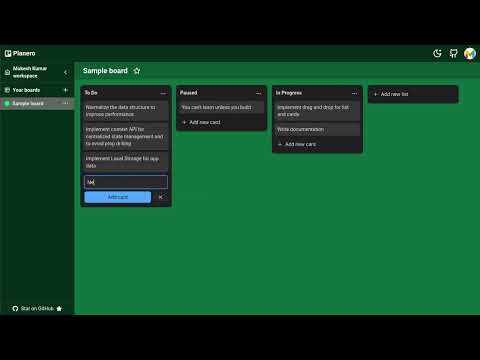 GitHub - mksonkar/planero-trello-clone-react: A Trello-like project manager and Todo list